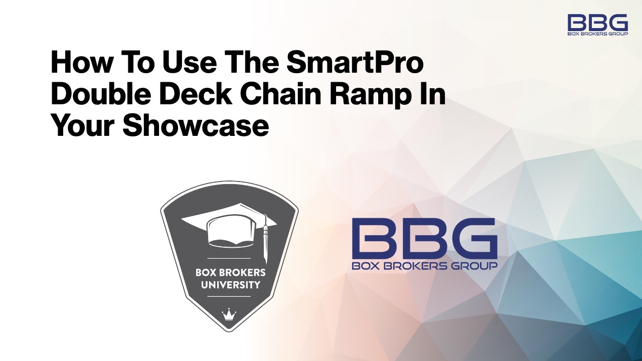 How To Use The SmartPro Double Deck Chain Ramp In Your Showcase | Box ...