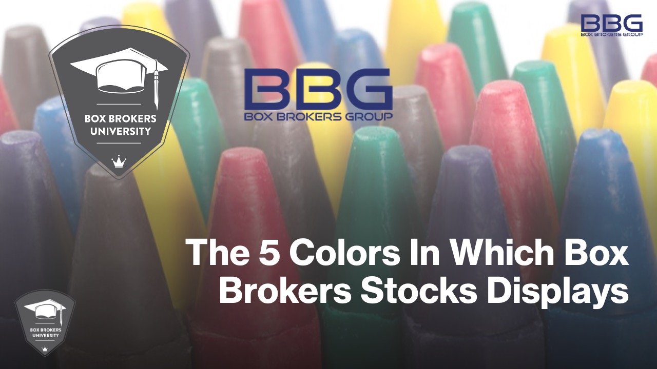 The 5 Colors In Which Box Brokers Stocks Displays | Box Brokers Group